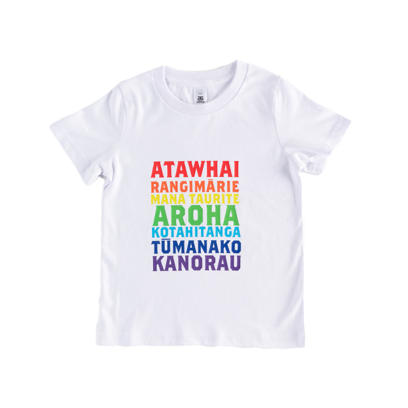 Kids Te Reo T shirts - Kindness – Auckland Museum Online Store