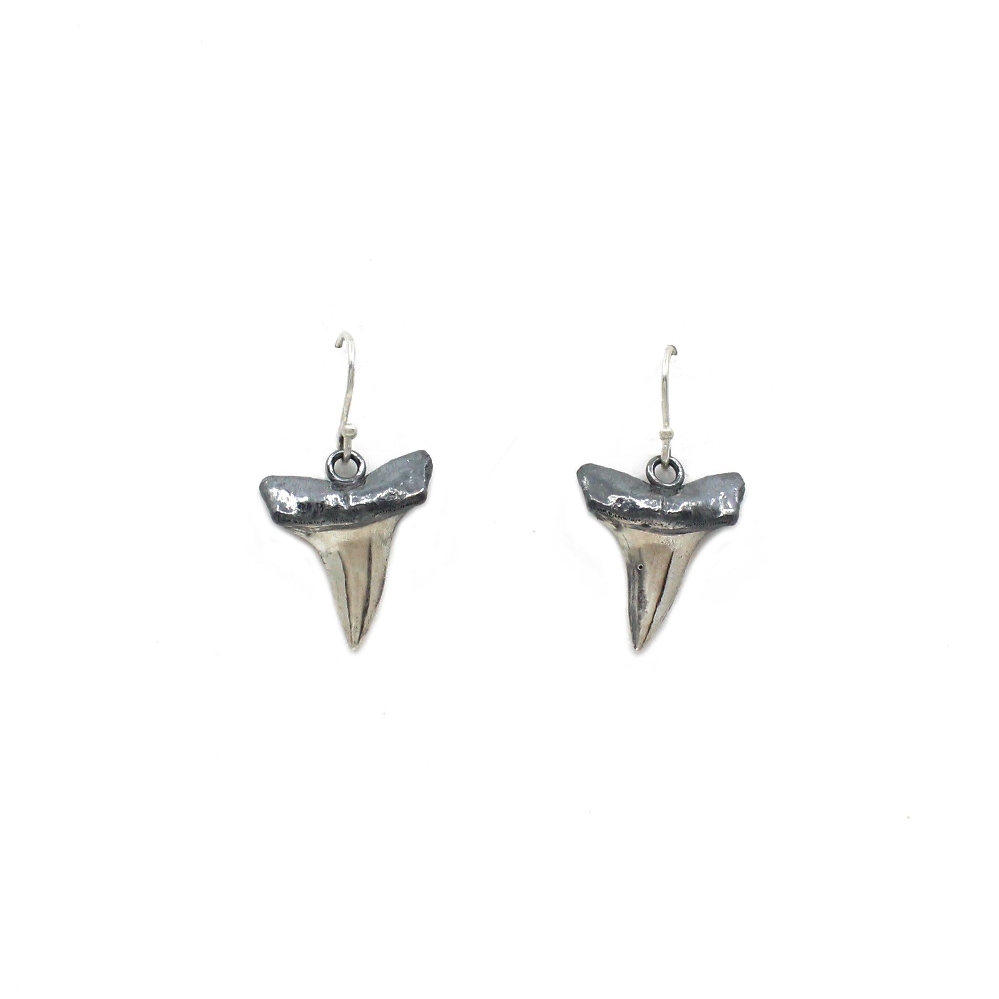 Dark Silver Niho Shark Earrings | by Keri-Mei Zagrobelna – Auckland ...