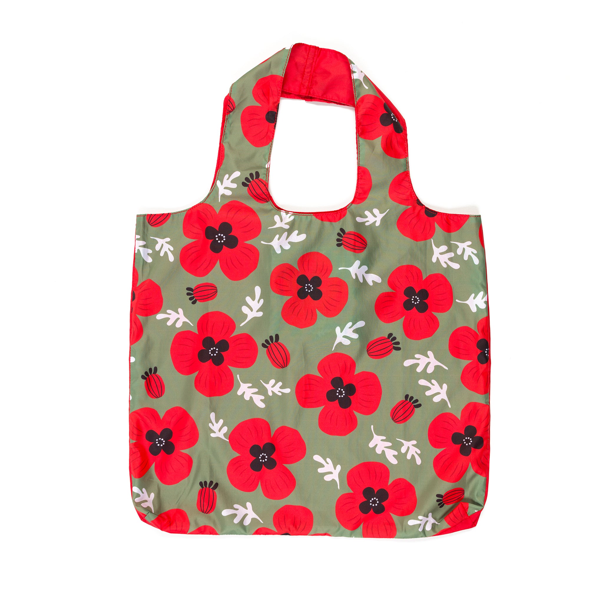Poppy Folding Bag -Sage – Auckland Museum Online Store