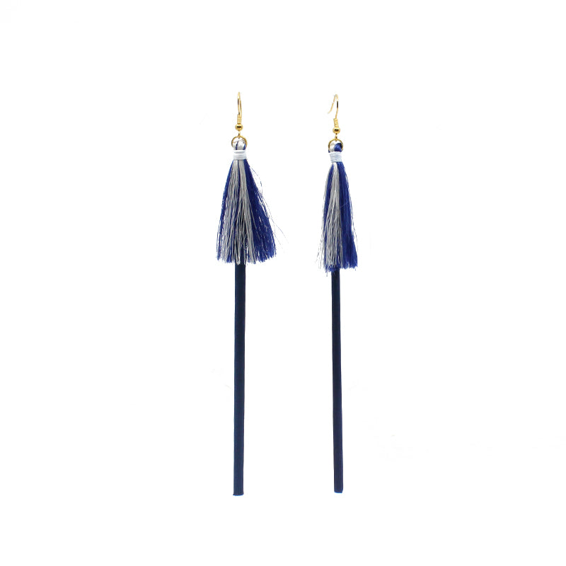 Earrings - Pokini Blue | by Shona Tāwhiao – Auckland Museum Online Store