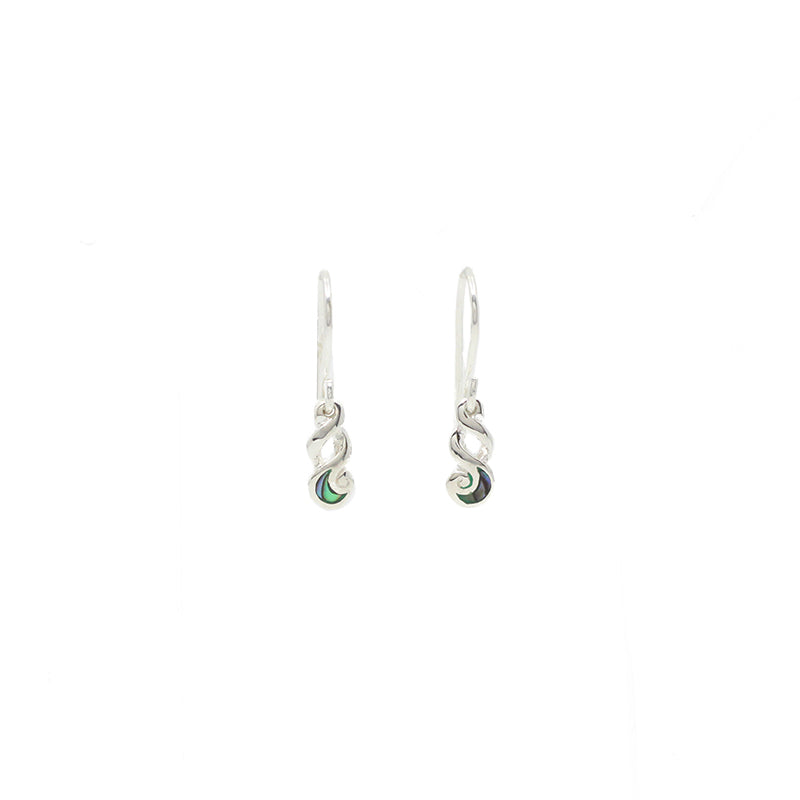 Twist Earrings with Pāua shell | by Little Taonga – Auckland Museum ...