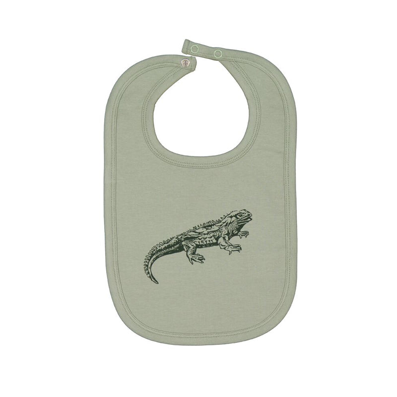 Tuatara Feeding Bib | Burrow & Be – Auckland Museum Online Store